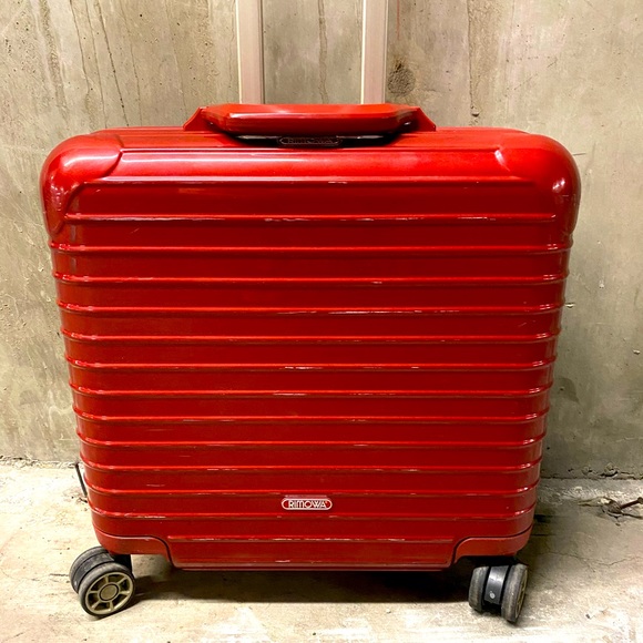RIMOWA | Bags | Rimowa Rolling Travel Briefcase Red | Poshmark